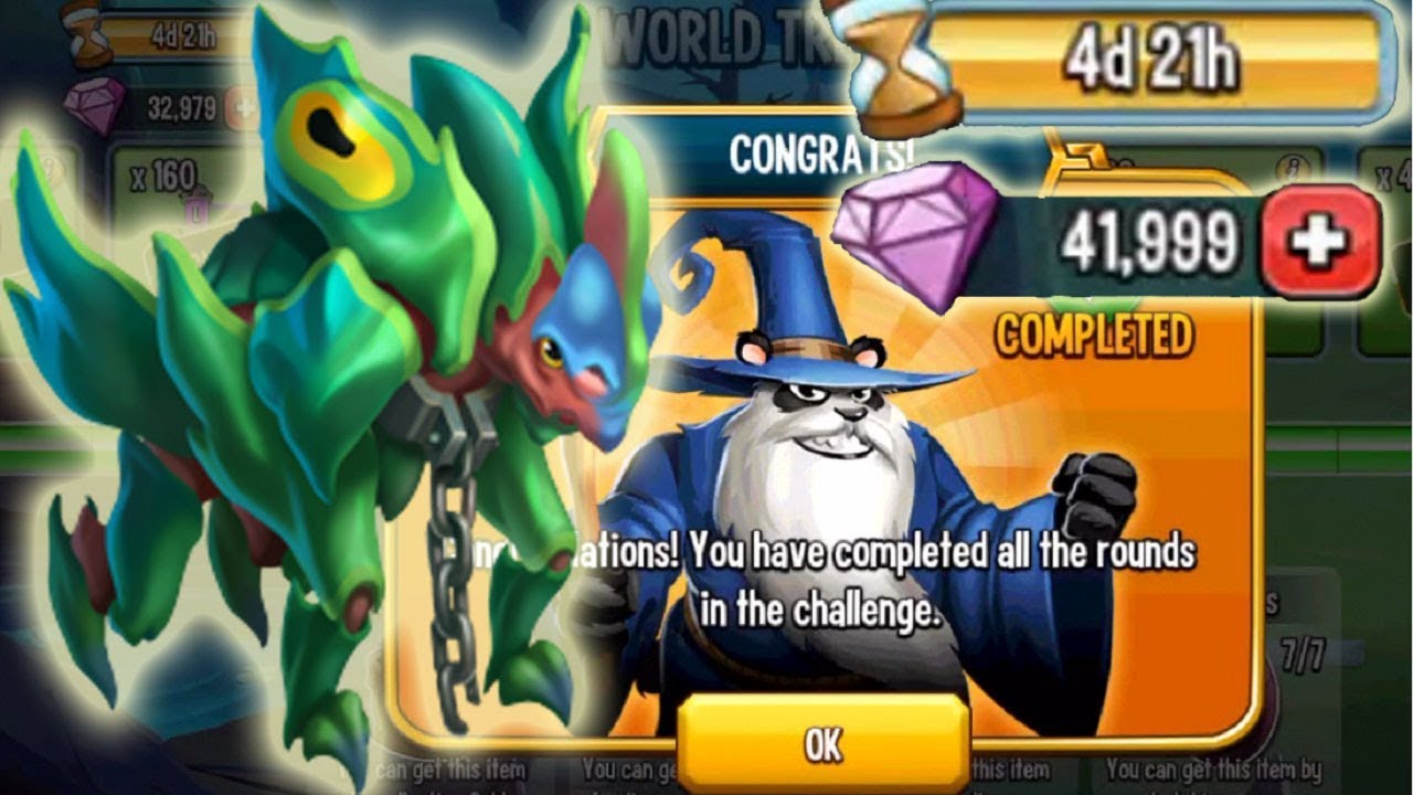 Monster Legends World Tree island review cost Treetopog combat - YouTube