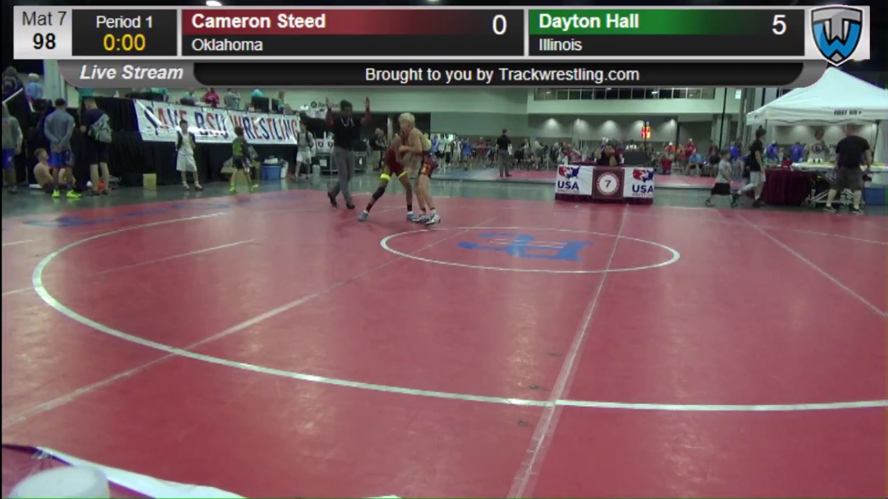 922 Schoolboy 98 Cameron Steed Oklahoma vs Dayton Hall Illinois ...