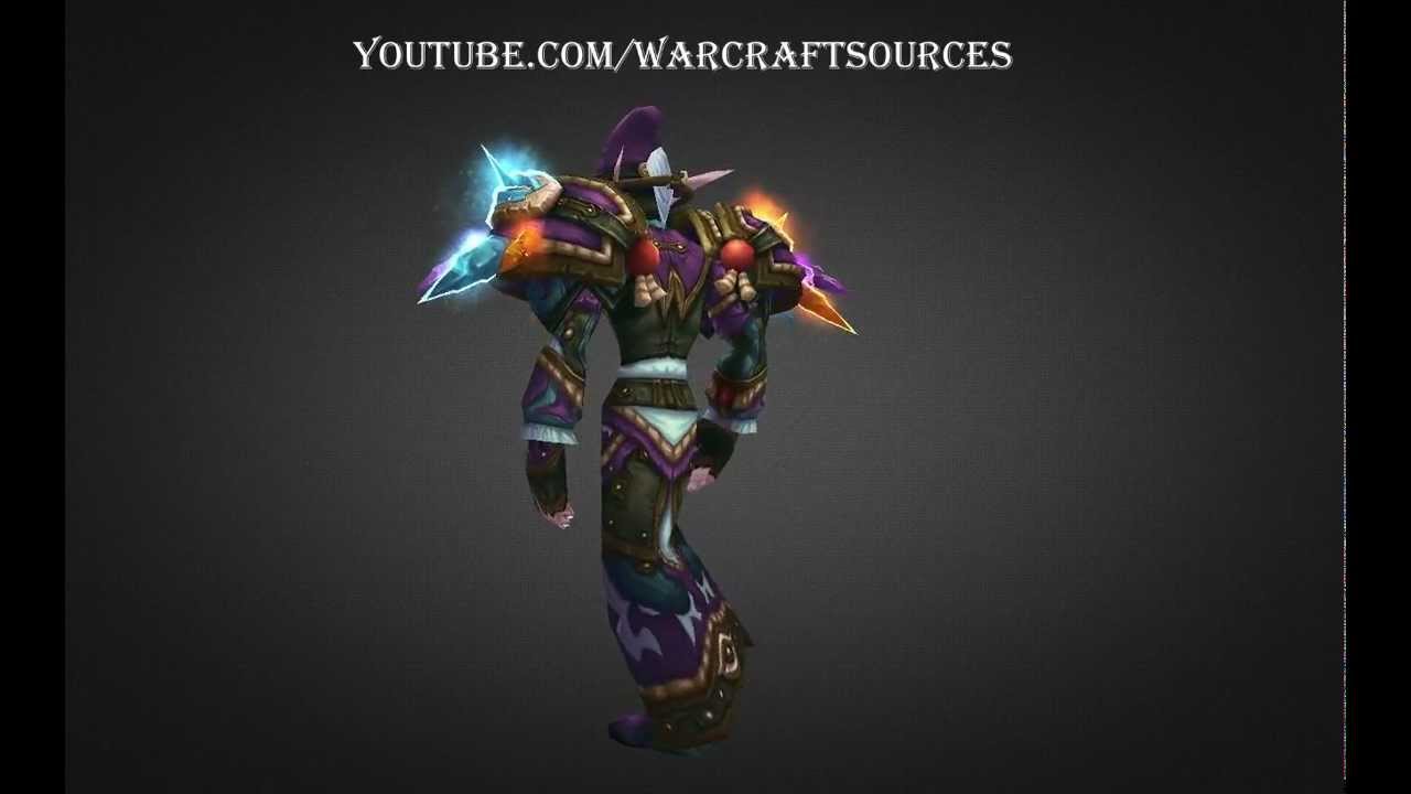 Night Elf Mage Challenge Mode Set - Elemental Triad Armor - YouTube