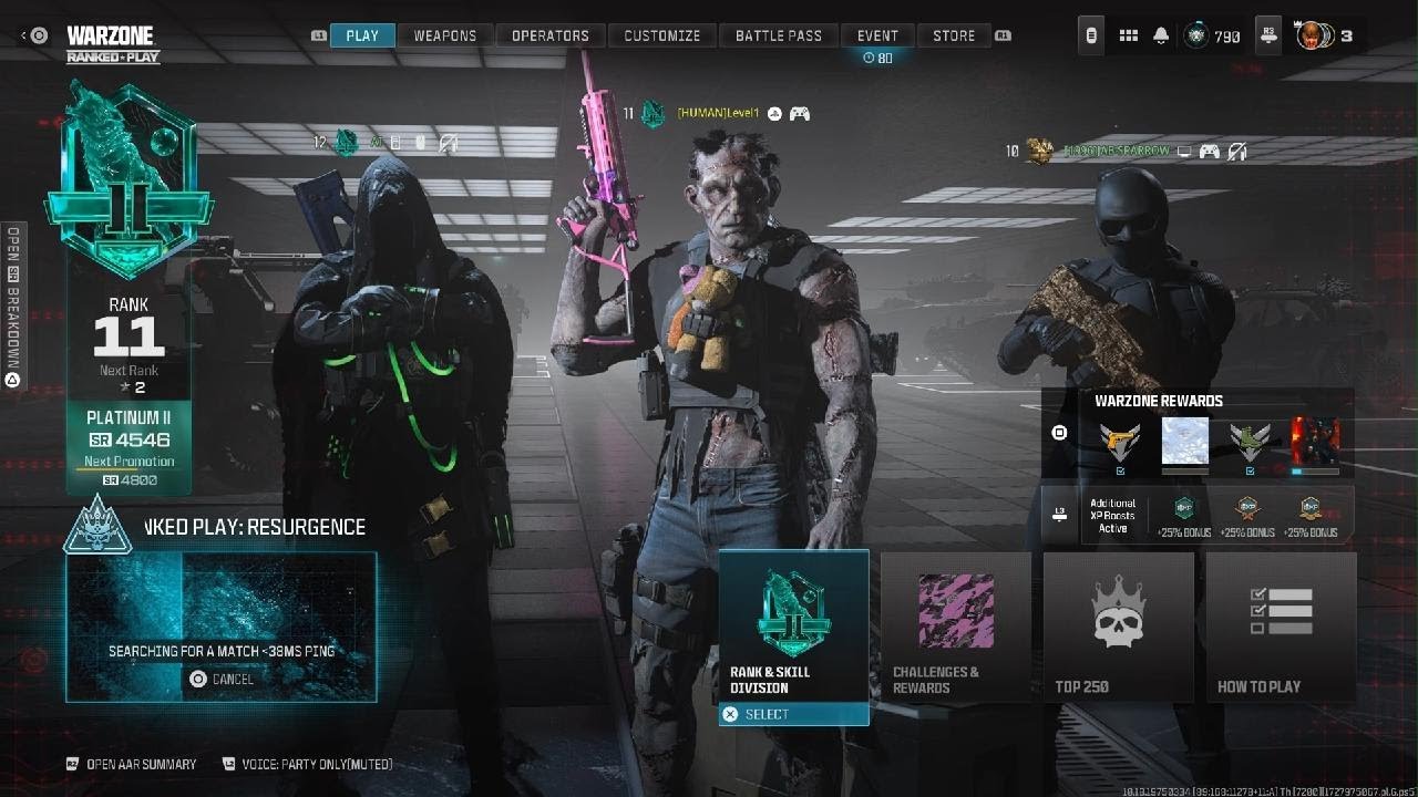 COD WARZONE 3 resurgence rank WIN 16 - YouTube