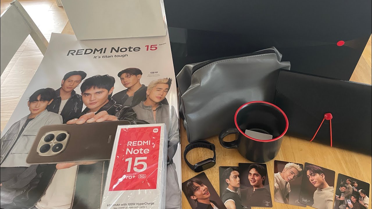 Unboxing Redmi Note 15+ with SB19 Collectible Freebies - YouTube