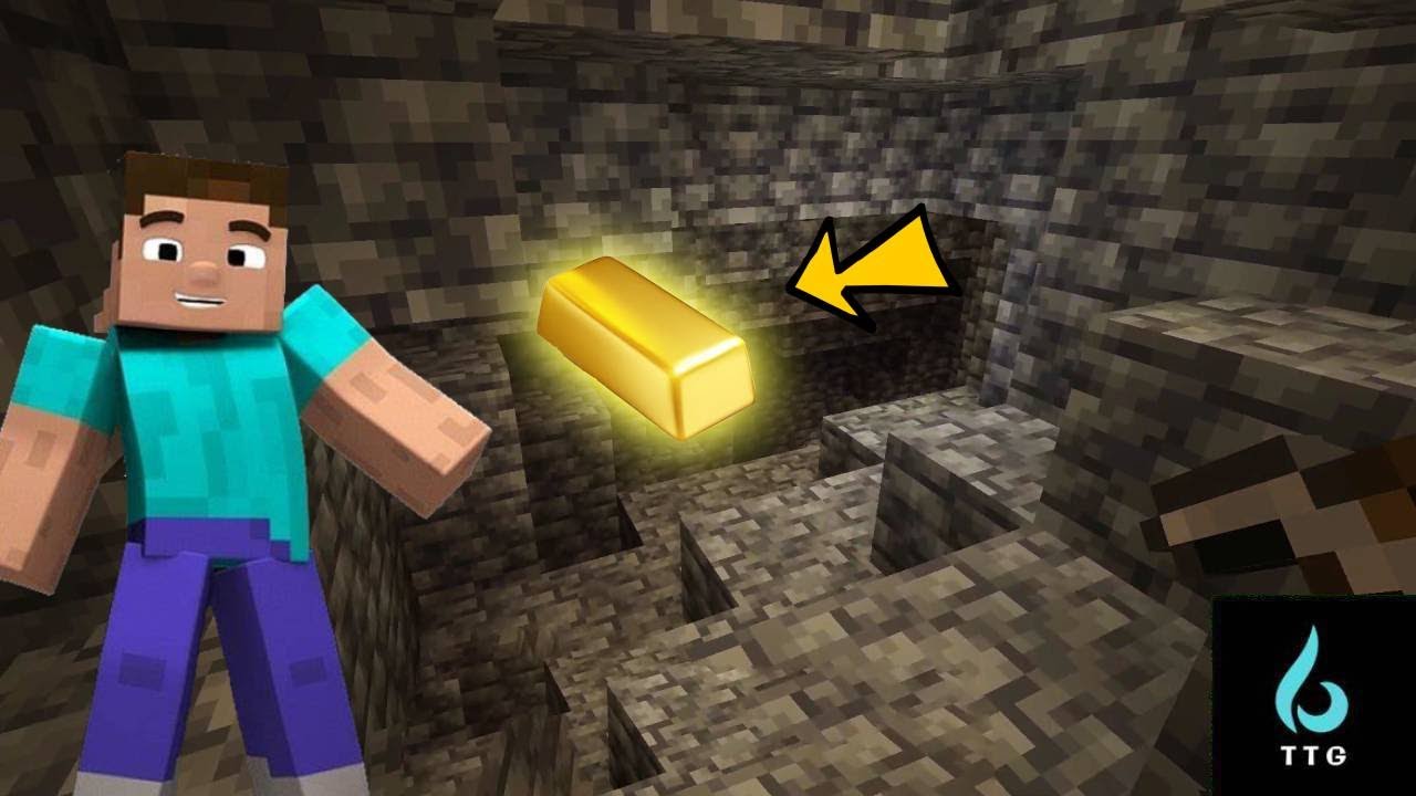 I Found A Secret Cave To Gold Mine | Minecraft gameplay #5 - YouTube