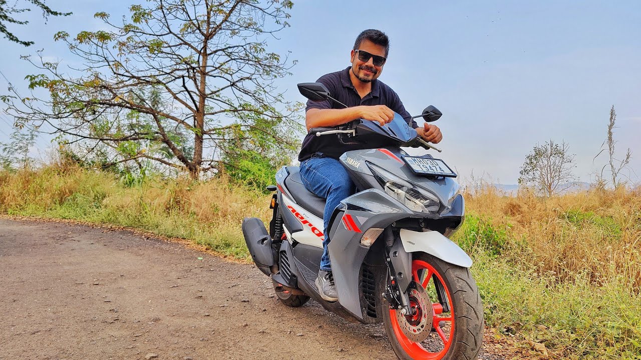 Yamaha AeroX 155 Review | In-Depth | Scooter Redefined | Motoroids ...
