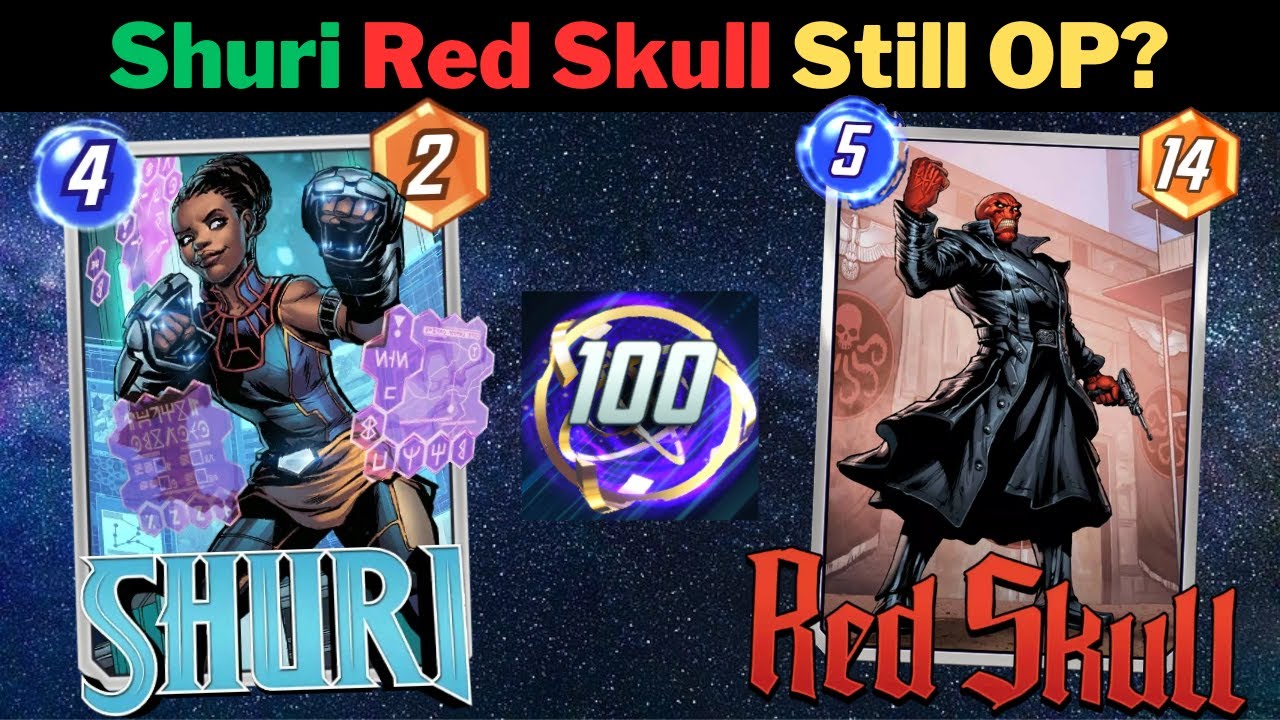 BEST SHURI RED SKULL DECK Still OP! - Marvel Snap - YouTube