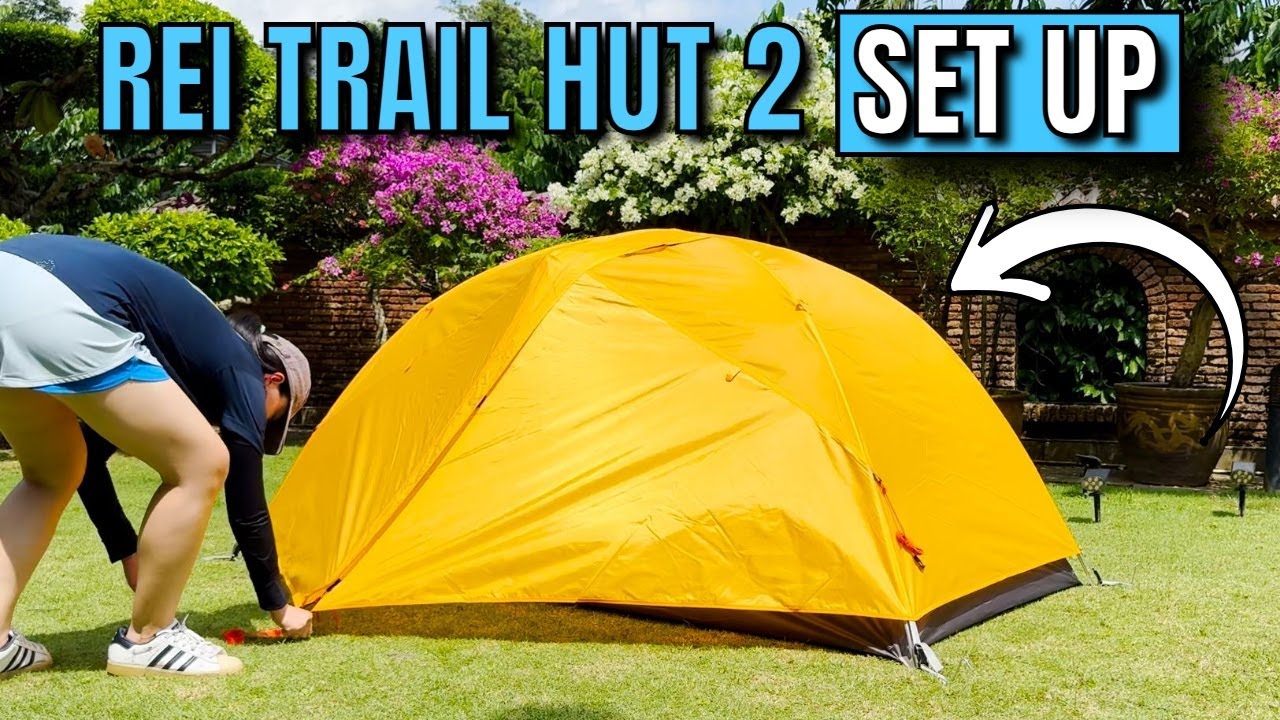 How to Set Up the REI Trail Hut 2 (& Pack Away too!) - YouTube