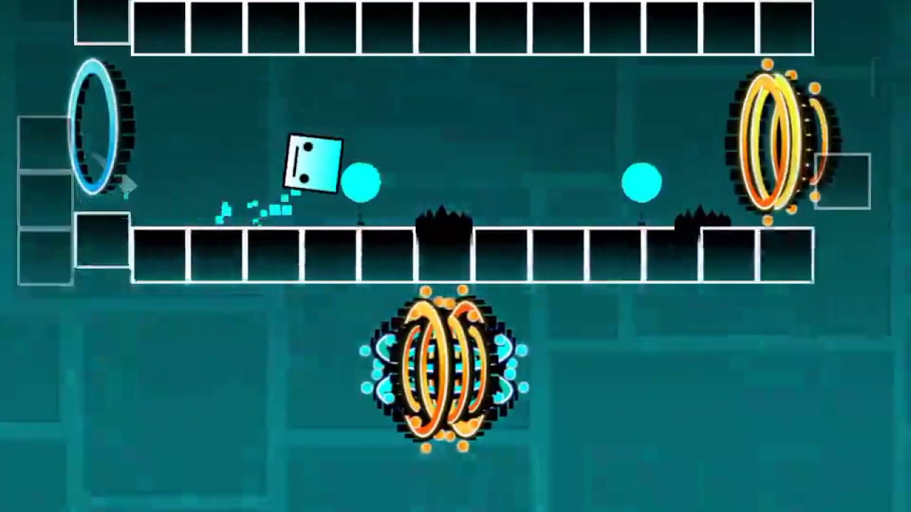 Beating lightning road in Geometry Dash World - YouTube