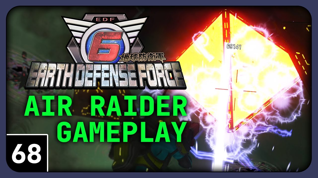 Let's Play Earth Defense Force 6 - Air Raider Gameplay part 68 | The ...