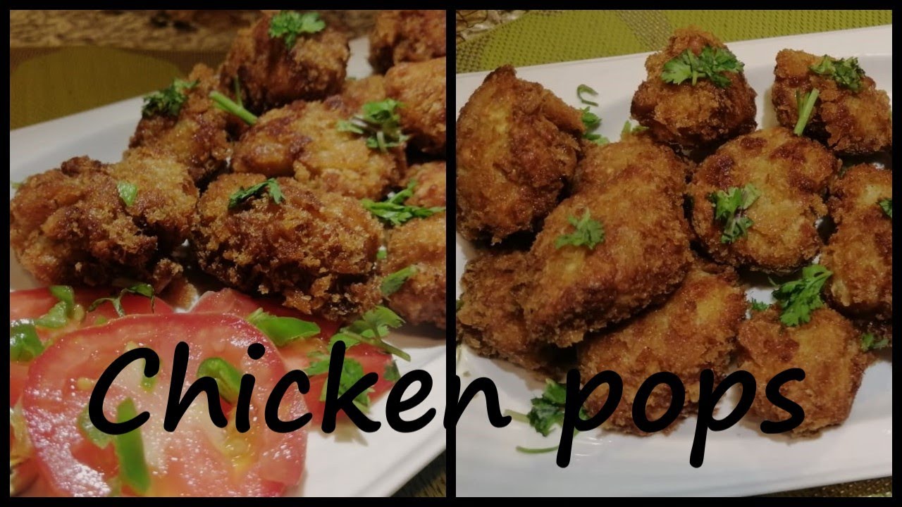 Chicken pops recipe | amnanoureen vlogs | Easy chicken pops recipe ...