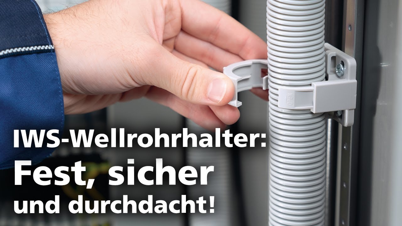 Wellrohrhalter neu gedacht: fest, sicher und ideal zur Vorfixierung ...