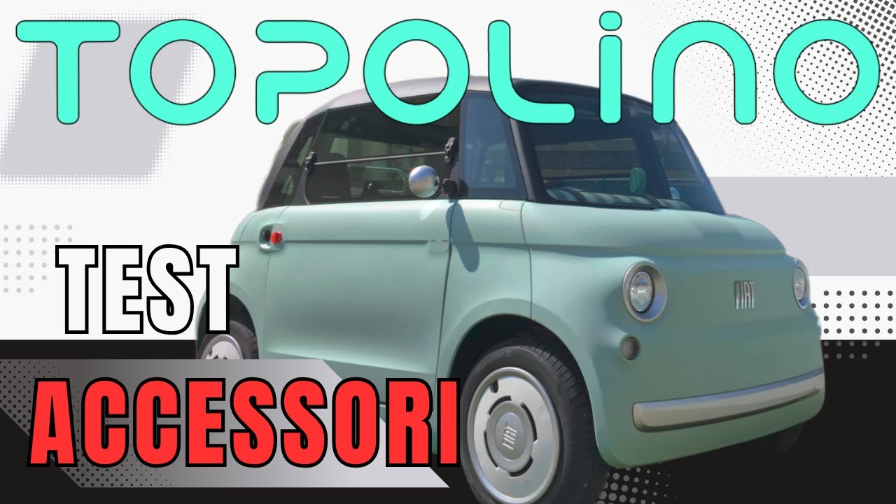 ACCESSORI PER LA FIAT TOPOLINO 🇮🇹 TEST E PROVA| 4K HDR - YouTube