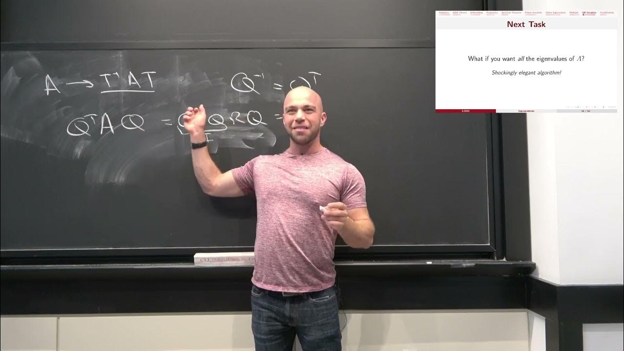 Applied Numerical Algorithms, fall 2023 (lecture 9): QR iteration, SVD - YouTube