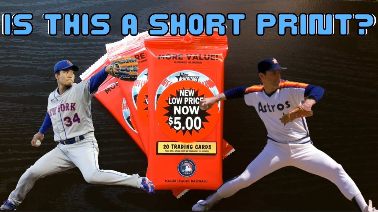 2023 Topps Heritage Baseball Value Packs - YouTube
