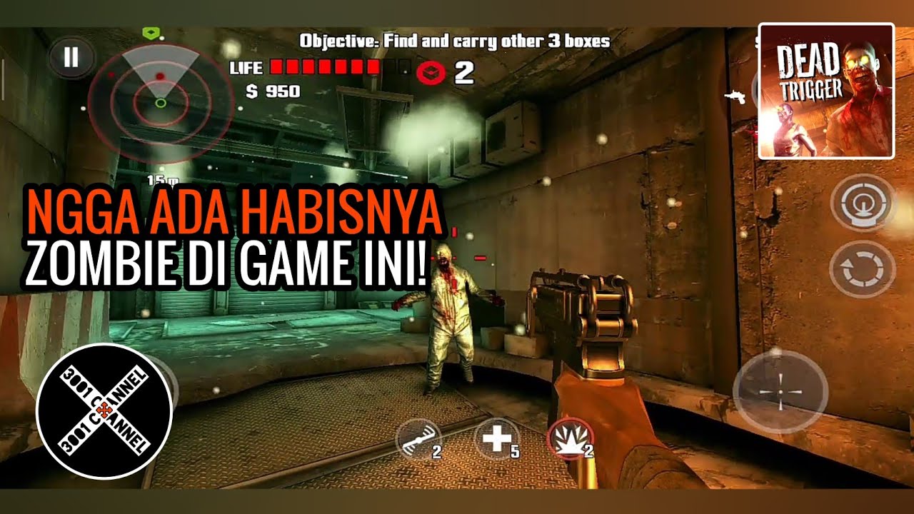 LAWAN ZOMBIE "DEAD TRIGGER" TANPA MENGGUNAKAN GRANAT DAN NYAWA TAMBAHAN! - YouTube