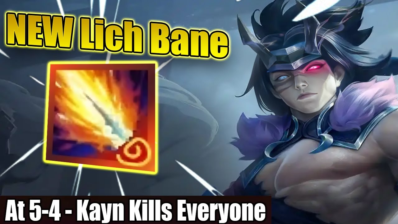 My First Game of Patch 14.9 was a Kayn Game, luckily I had the NEW LICH BANE I Set 11 TFT - YouTube