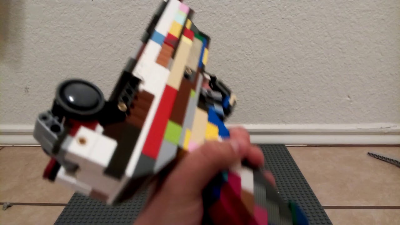 Lego P08 Luger carbine (part 2) - YouTube