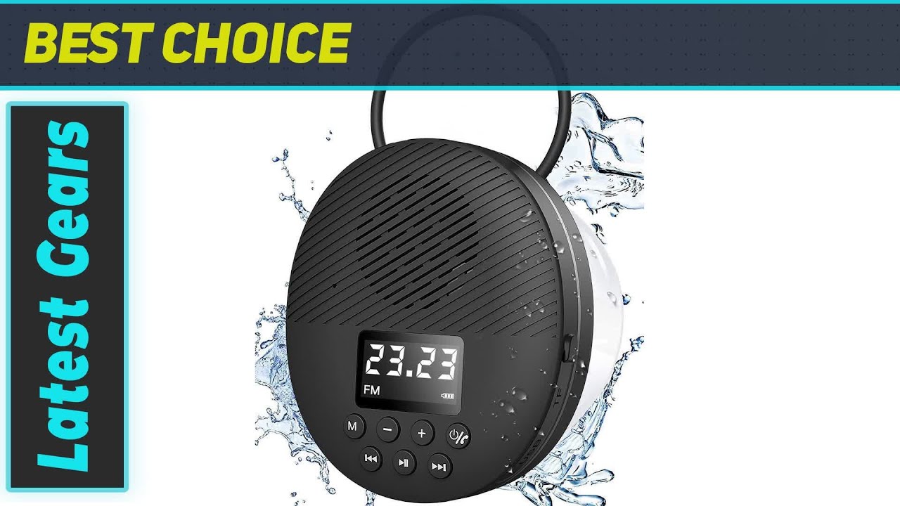 reviewAGPTEK Shower Radio Speaker Review: Waterproof Bluetooth 5.0 with ...