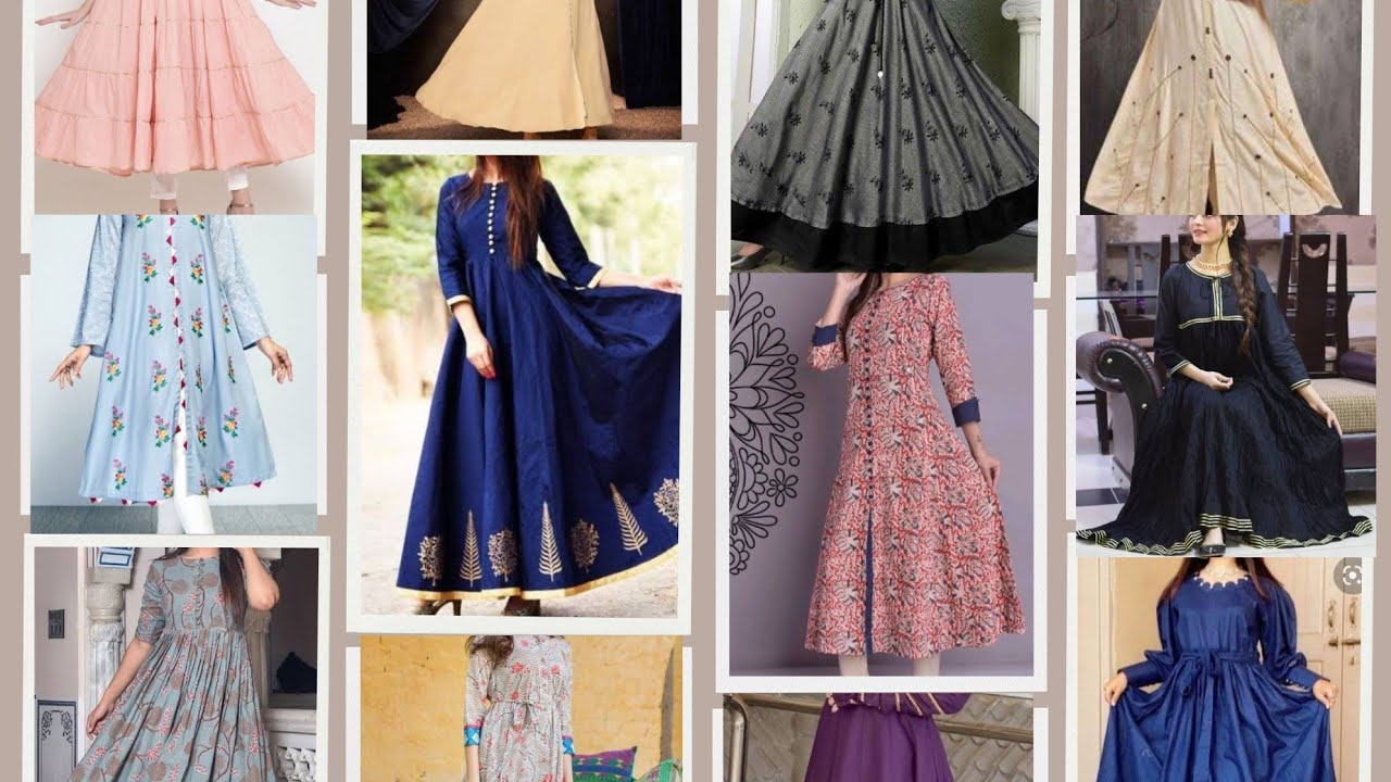 New latest stylish long frocks designs|New trendy stylish simple frocks ...
