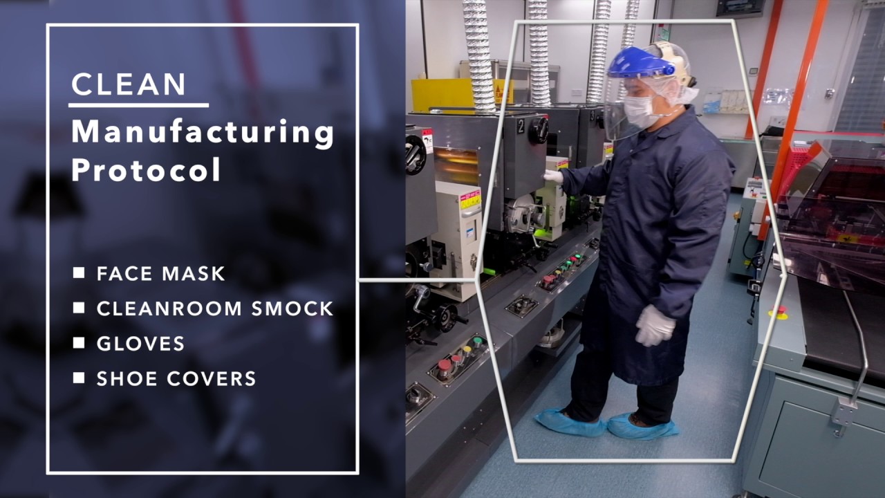 PMA Cleanroom Manufacturing of 4 Color Labels - YouTube