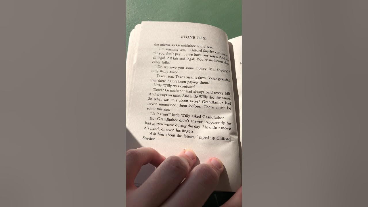 “Stone Fox” Chapter 4 Read By Zach Casto - YouTube