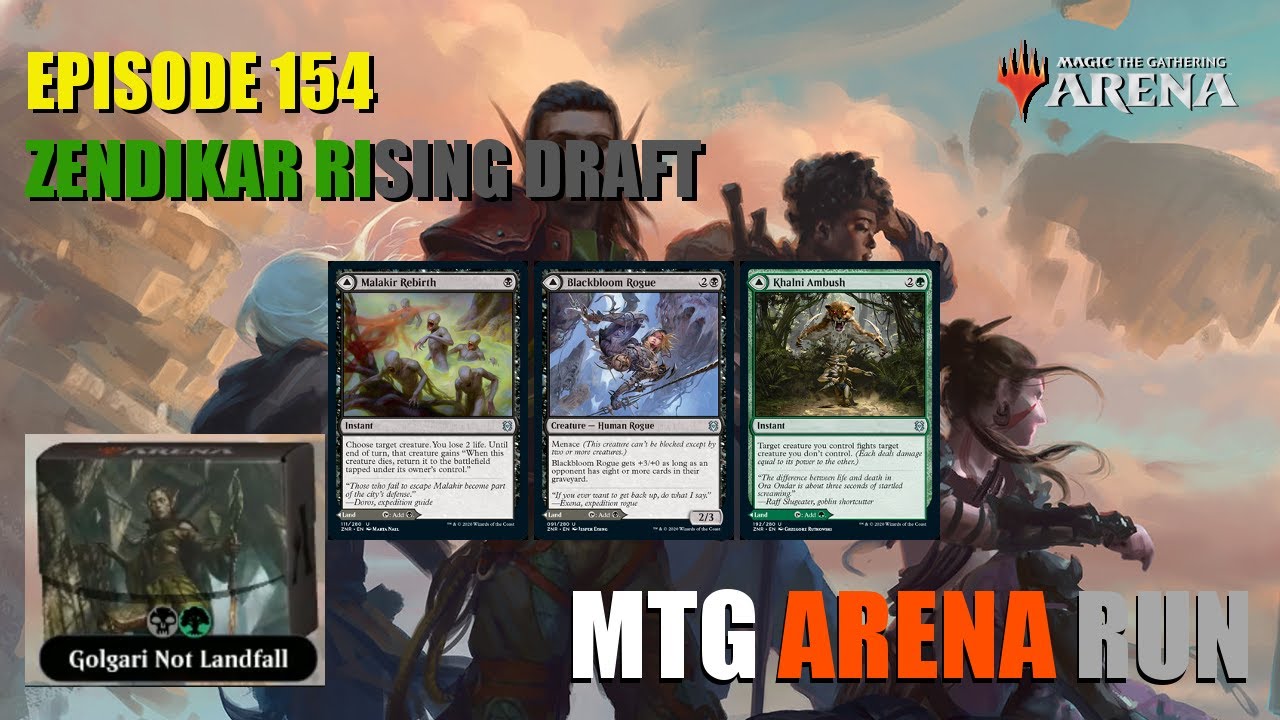 MTG Arena Run: Premiere Draft of Zendikar Rising: I Tried to Landfall ...
