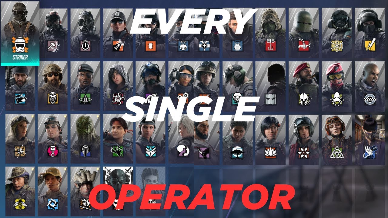 Getting a kill with EVERY OPERATOR IN R6!?! (Pt1) #rainbowsix #r6 ...
