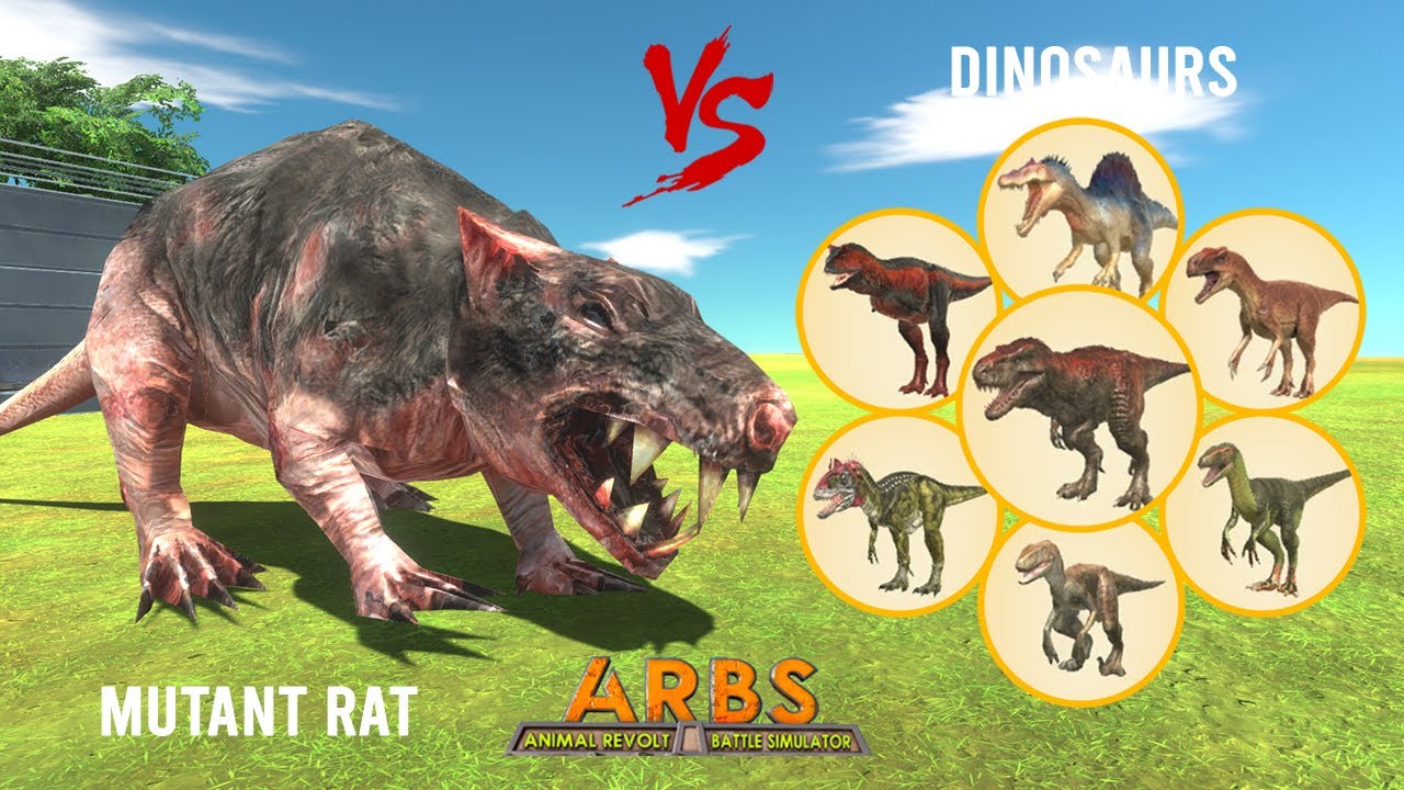 GIANT RAT vs Dinosaurs - YouTube