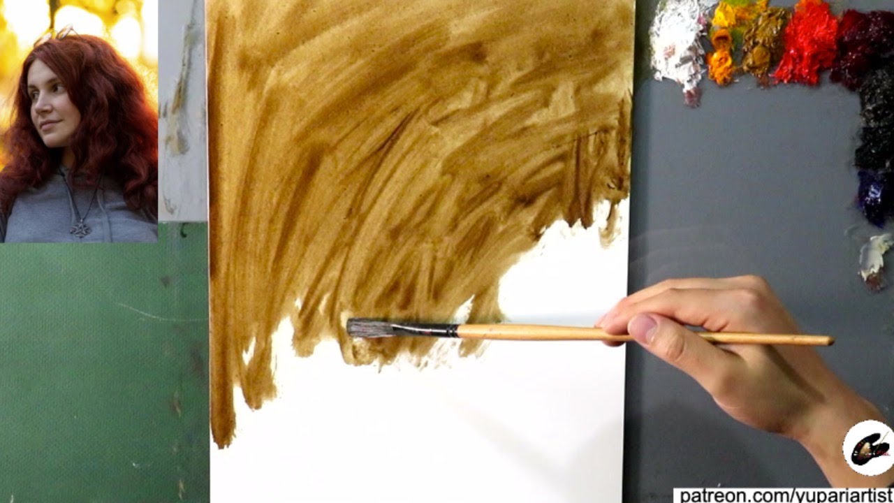 Start of a NEW Portrait Painting!! | All Prima COLOR start! + Special ...