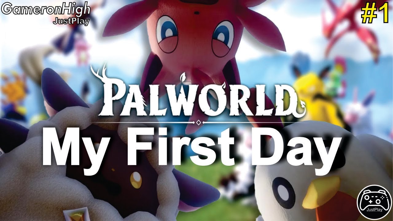 Playing survival game for the first time | PALWORLD | Gameronhigh - YouTube