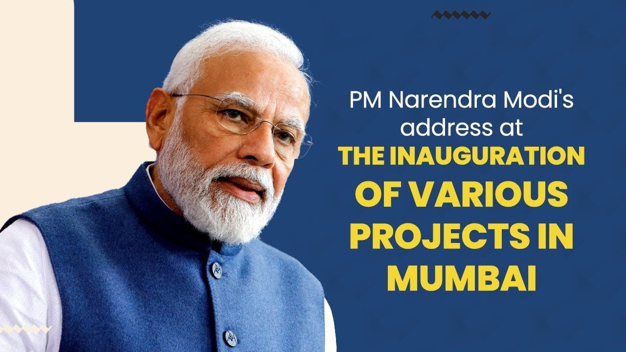PM Narendra Modi's address at the inauguration of various projects in ...