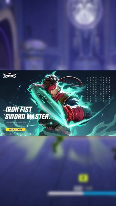 Iron Fist Sword Master skin in Marvel Rivals #marvelrivals #ironfist #swordmaster - YouTube