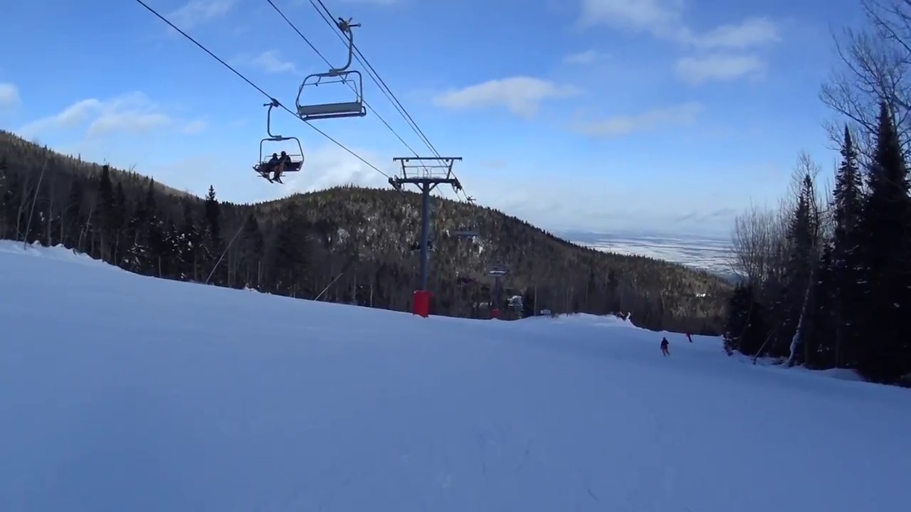 Skiing Le Massif Quebec top to bottom Feb 2017 - YouTube