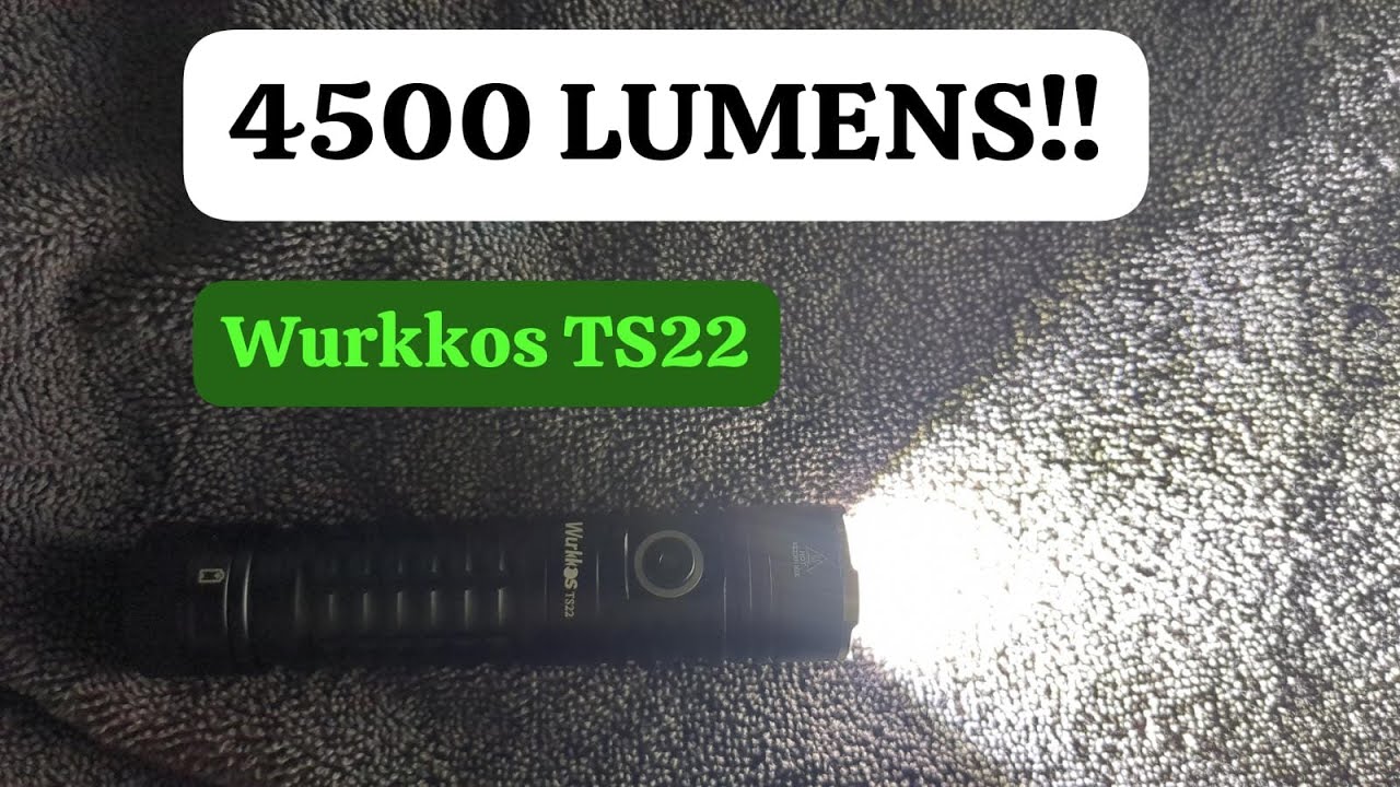 Wurkkos TS22 Full Review!! 4500 Lumens + Powerbank! - YouTube