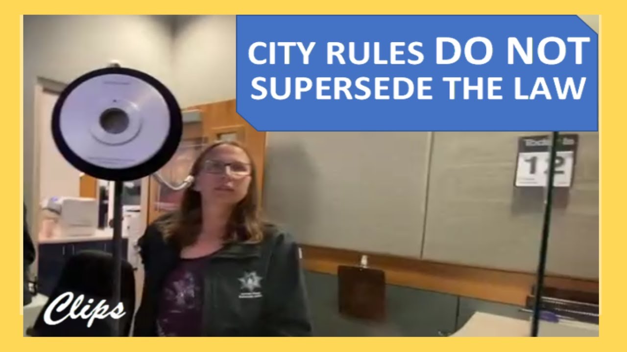 SHE SAYS CITY RULE TRUMPS FIRST AMENDMENT AUDITOR'S RIGHT TO RECORD IN ...