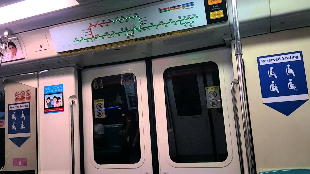 SMRT C751B Set 335/336 Ride from Admiralty to Yishun (towards Marina ...