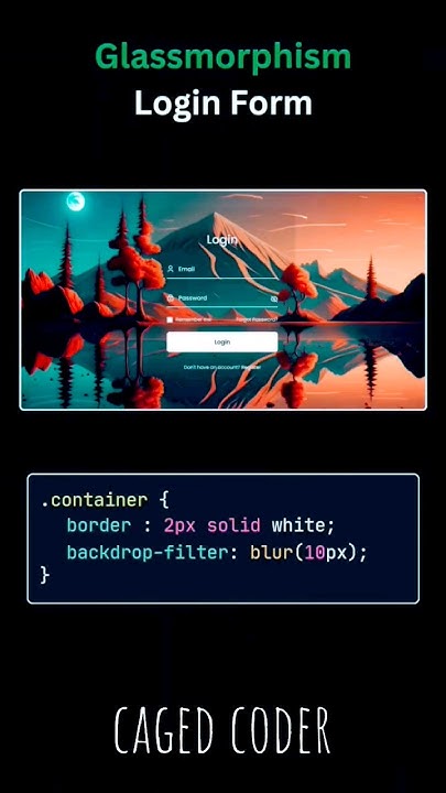 Login Page Using Css Webdevelopment Html Css Htmlcss Webdesign Tutorials Animated Youtube 
