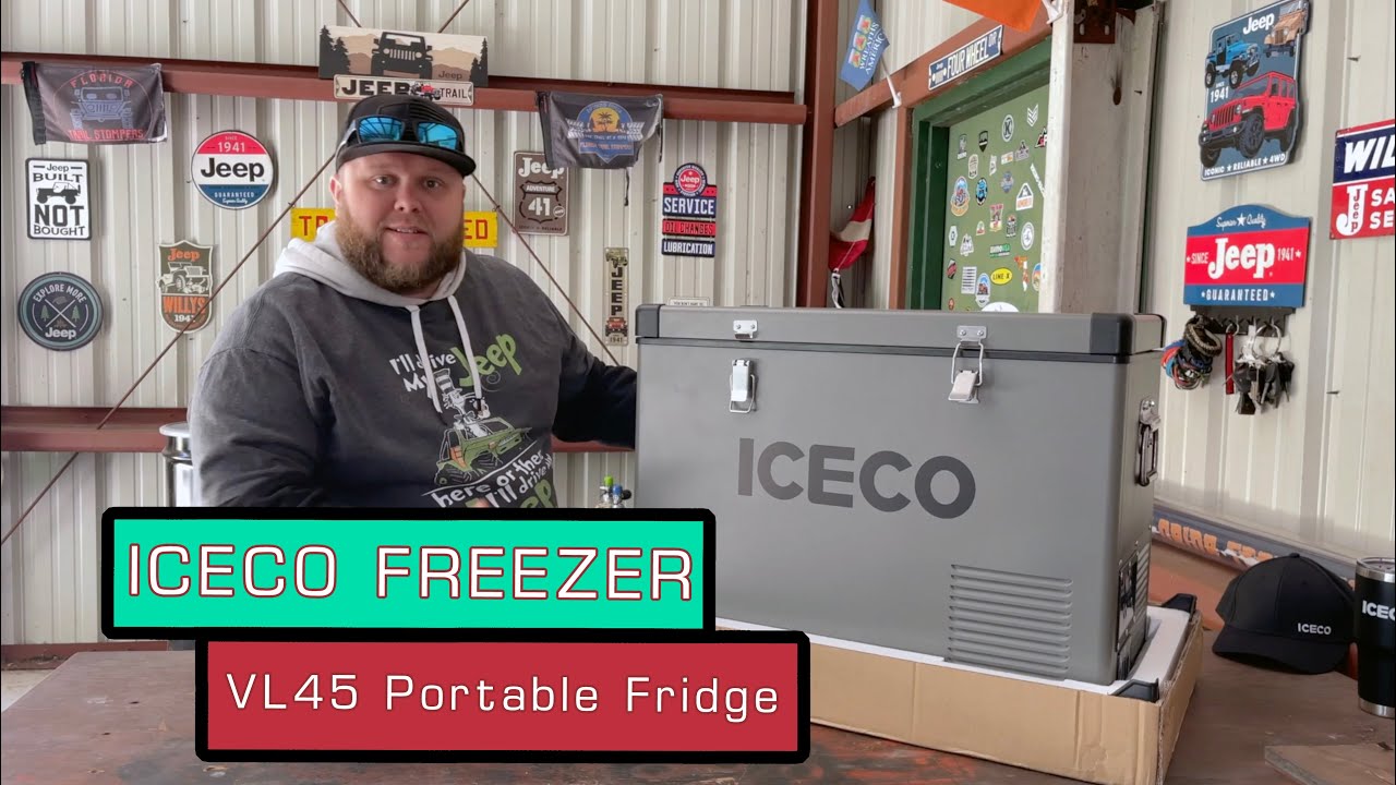ICECO VL45 Single Zone Portable Fridge Freezer - YouTube