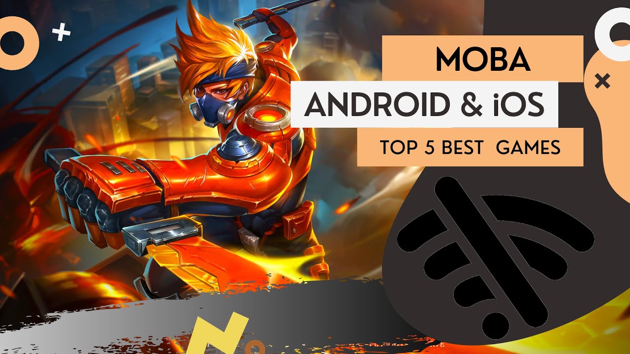 TOP 5 Best MOBA GAMES OFFLINE ANDROID & IOS - 5vs5 - YouTube