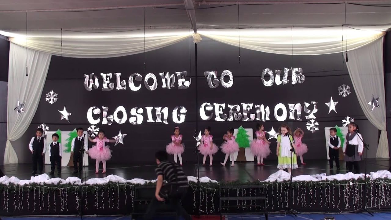 Closing Ceremony Junior School 2015 - Nursery, Pre-Kinder, Kinder 1er ...
