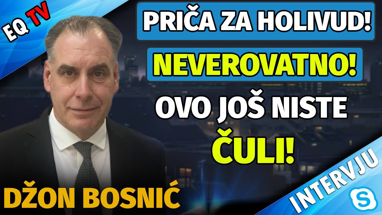 Džon Bosnić: DRAMATIČNO! Priča koja vas ne ostavlja RAVNODUŠNIM ...