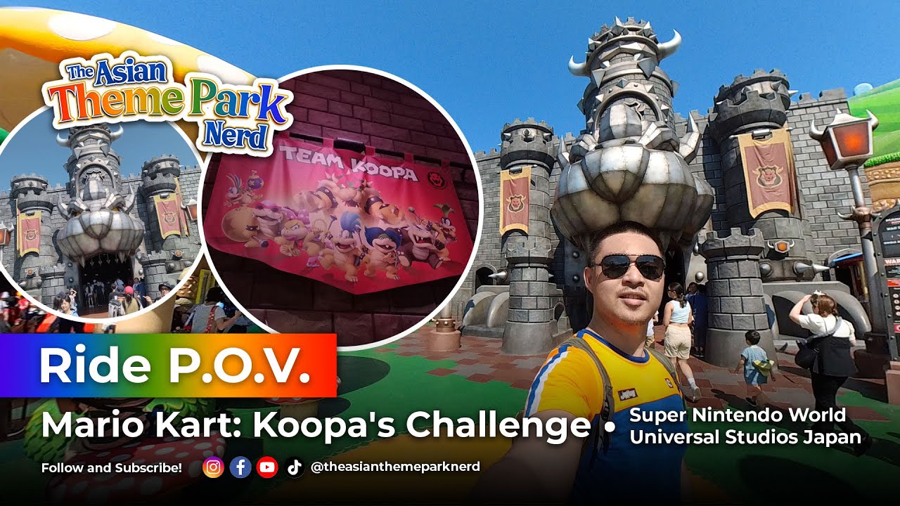 MARIO KART" KOOPA'S CHALLENGE | ON-RIDE POV | UNIVERSAL STUDIOS JAPAN ...