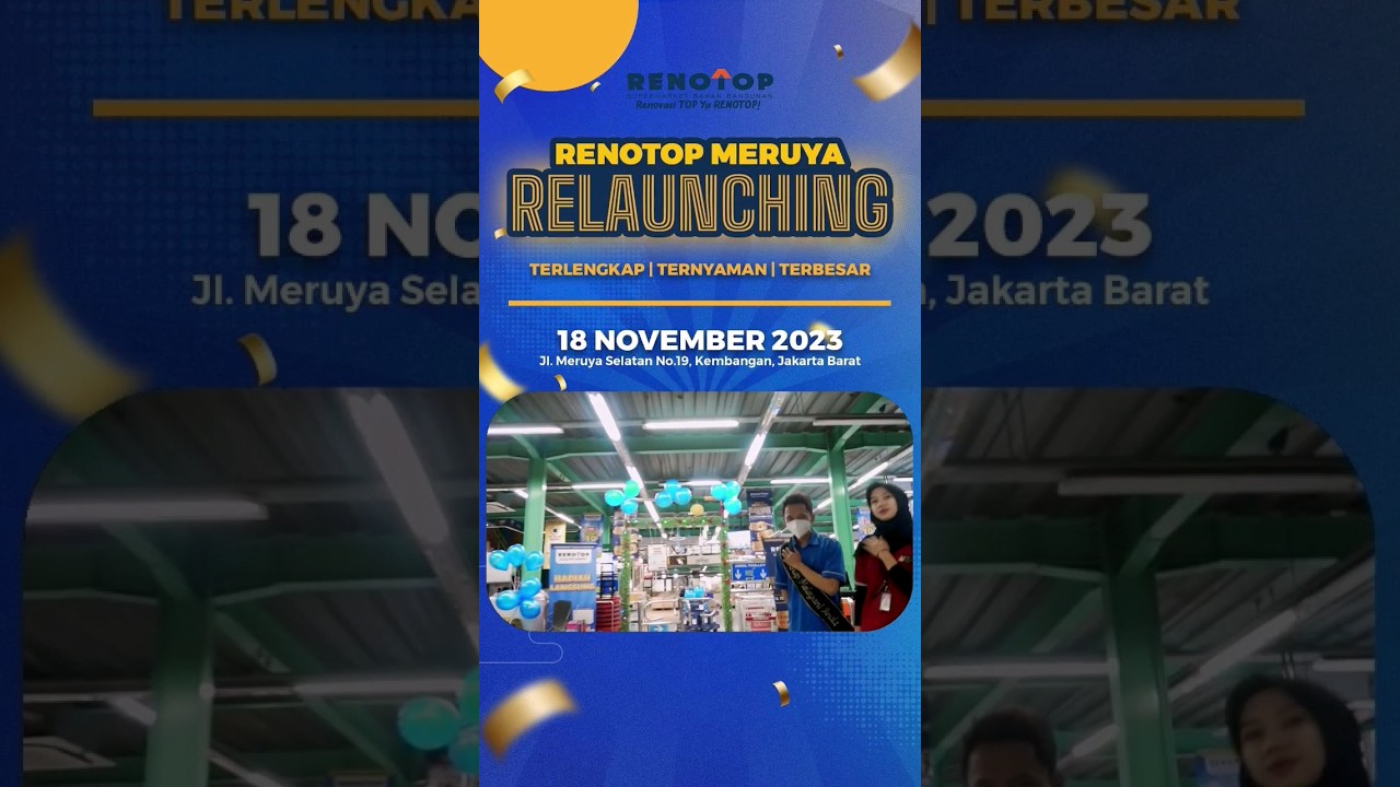 Renotop Meruya Relaunching 🎉 Terlengkap, Ternyaman dan Terbesar # ...