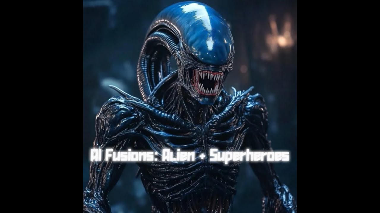 Superheroes vs Alien: Epic Fusion Transformation | AI Generated - YouTube
