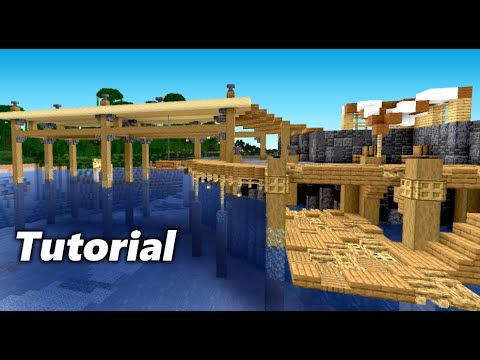 How to Build Brilliant Docks in Minecraft - YouTube