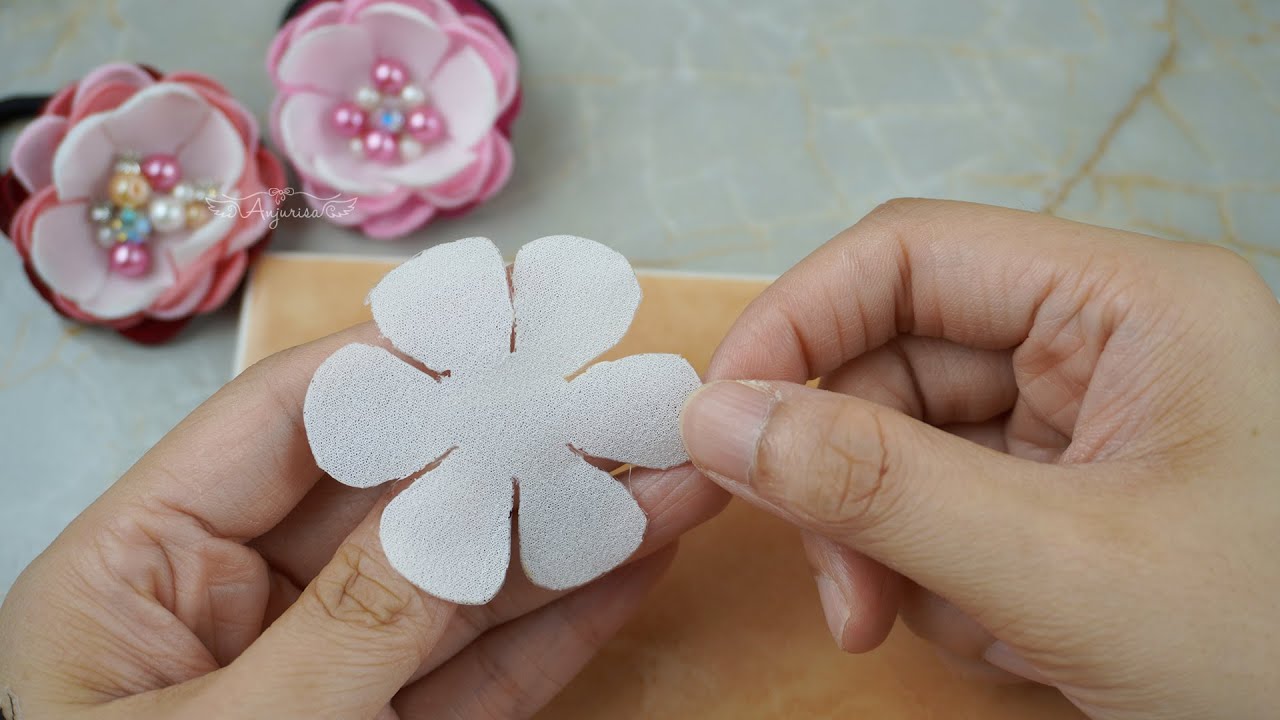 Turning Scrap Fabric Into Beautiful Flowers 3D Fabric Flower Tutorial Turning Scrap Fabric Into Beautiful Flowers 3D Fabric Flower Tutorial