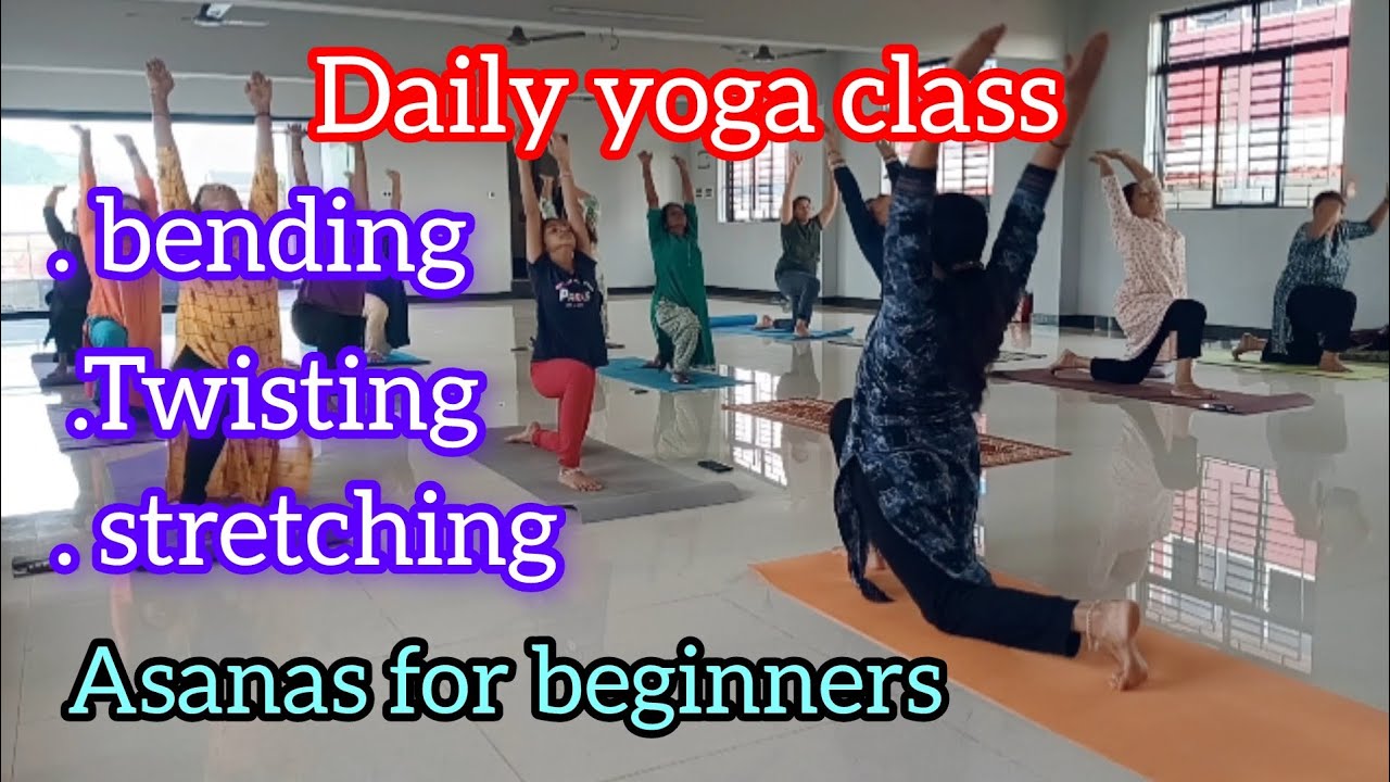bending,twisting and stretching asanas for beginners - YouTube