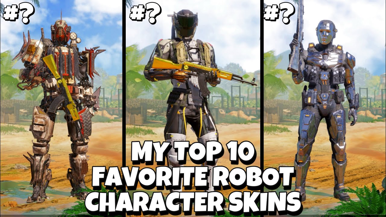 My Top 10 FAVORITE ROBOT/CYBORG Character Skins in Call of Duty Mobile ...