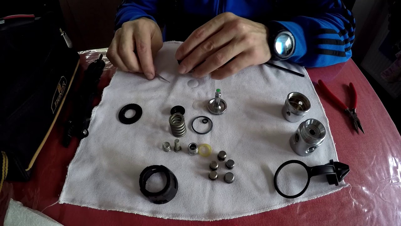 Scubapro mk2 first stage Disassemple/Assemple - YouTube