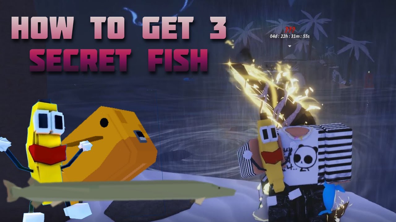 FISCH | THE 3 SECRET FISH LOCATION - YouTube