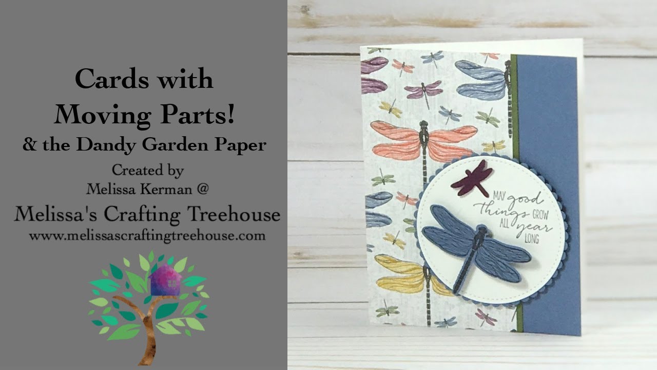 Cards with Moving Parts & the Dandy Garden Designer Paper - YouTube