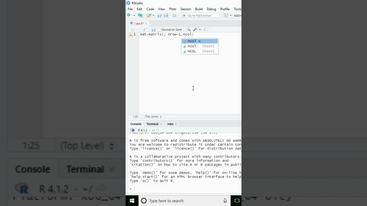 How To Create Matrix In R YouTube How To Create Matrix In R YouTube